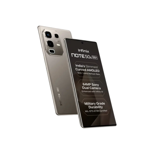 Infinix Note 50s 5G Plus 8GB/128GB Burgundy Red / Titanium Grey ...